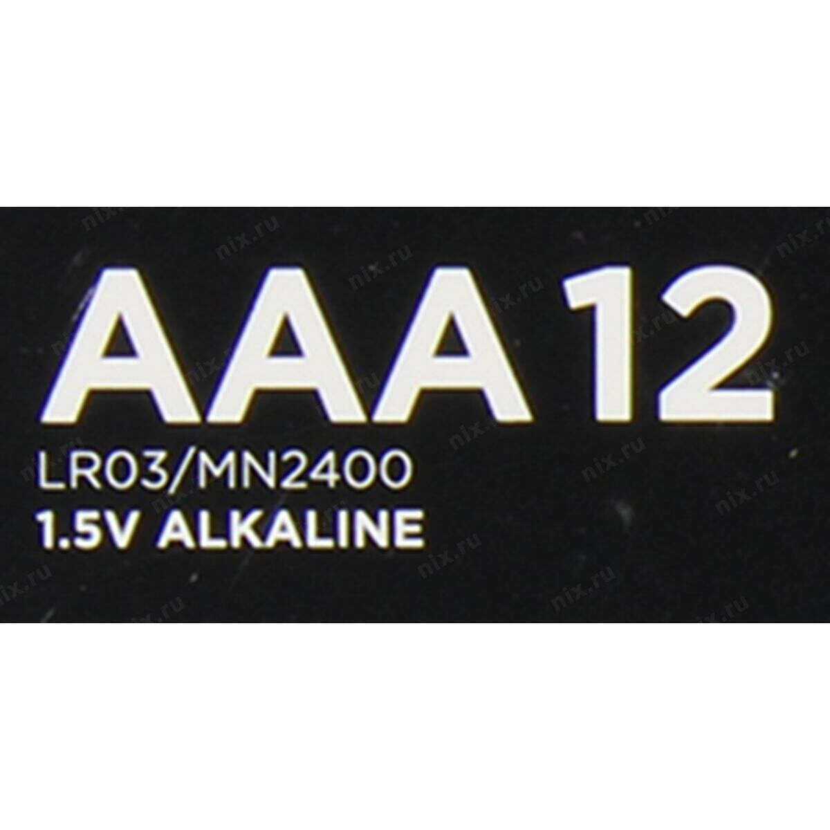 OPTICELL MN2400-12 (LR03) Size AAA, 1.5V, щелочной (alkaline) уп. 12 шт — фото 1