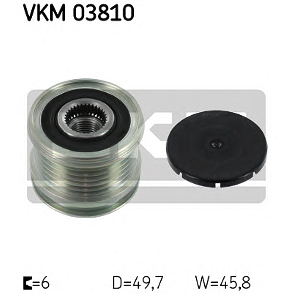 SKF VKM03810 (2781500060 / 6461550115) шкив генератора