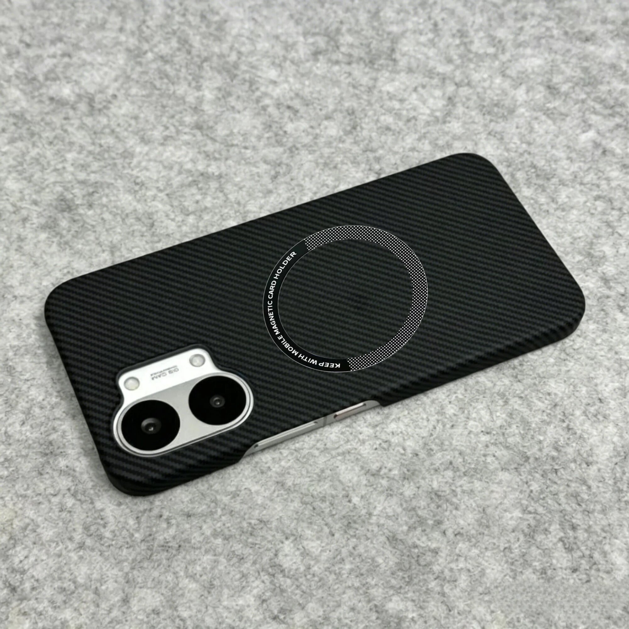 Роскошный Чехол Для Телефона С Узором Из Углеродного Черный, Fine Stripe Black, POCO X8 Pro Max