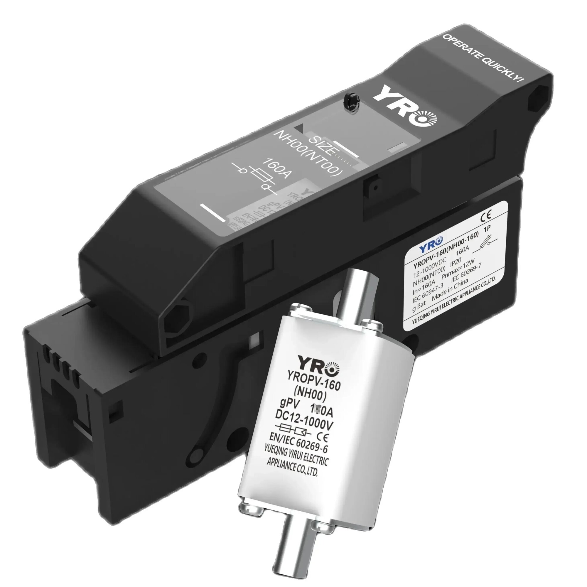 YRO YROPV-160B(NT00) разъем предохранителя 160А 100A Fuse and Base