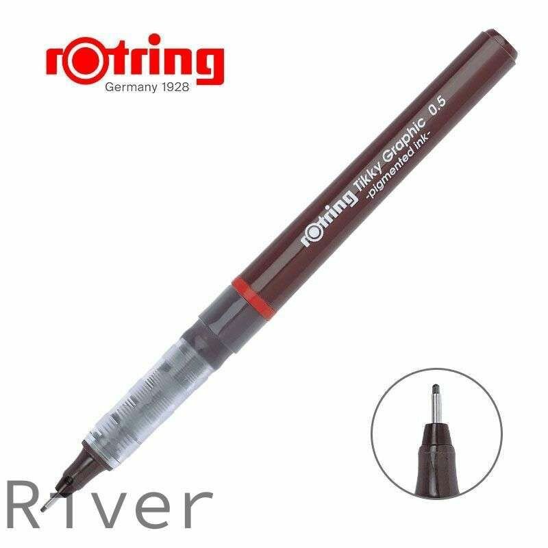 Tikky рапидограф Rotring ,0.5MM, пластиковый корпус для черчения