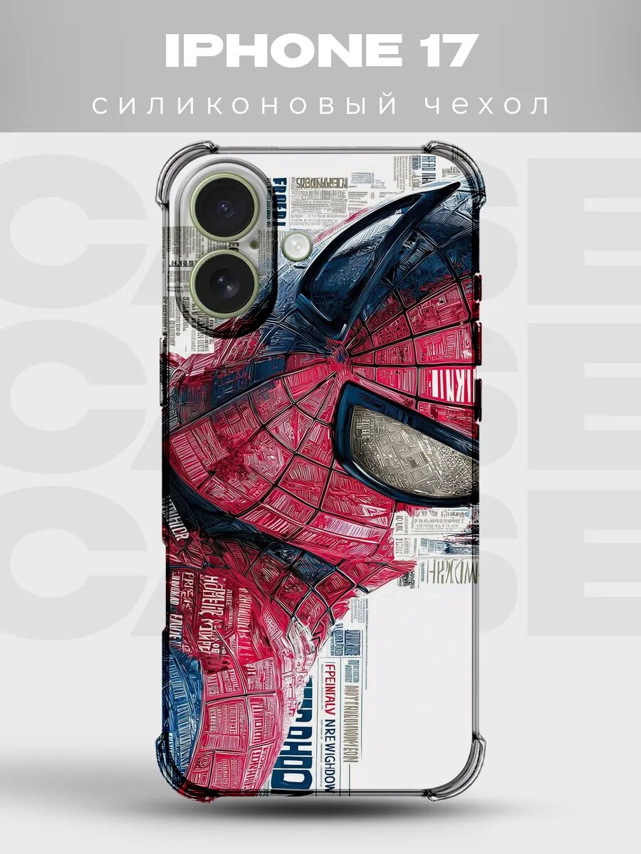 Чехол на iPhone 17 Человек-паук spider man человек паук