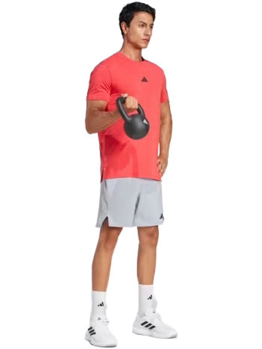 Шорты спортивные adidas Designed for Training Workout Shorts, размер 2XL 7, серый — фото 1