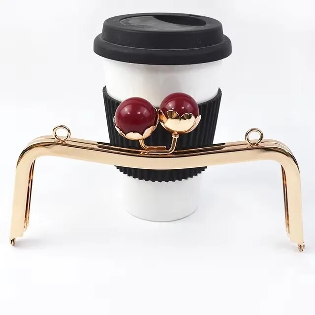 Ручка для сумки ретро 20 см, BS789-RedLightGold