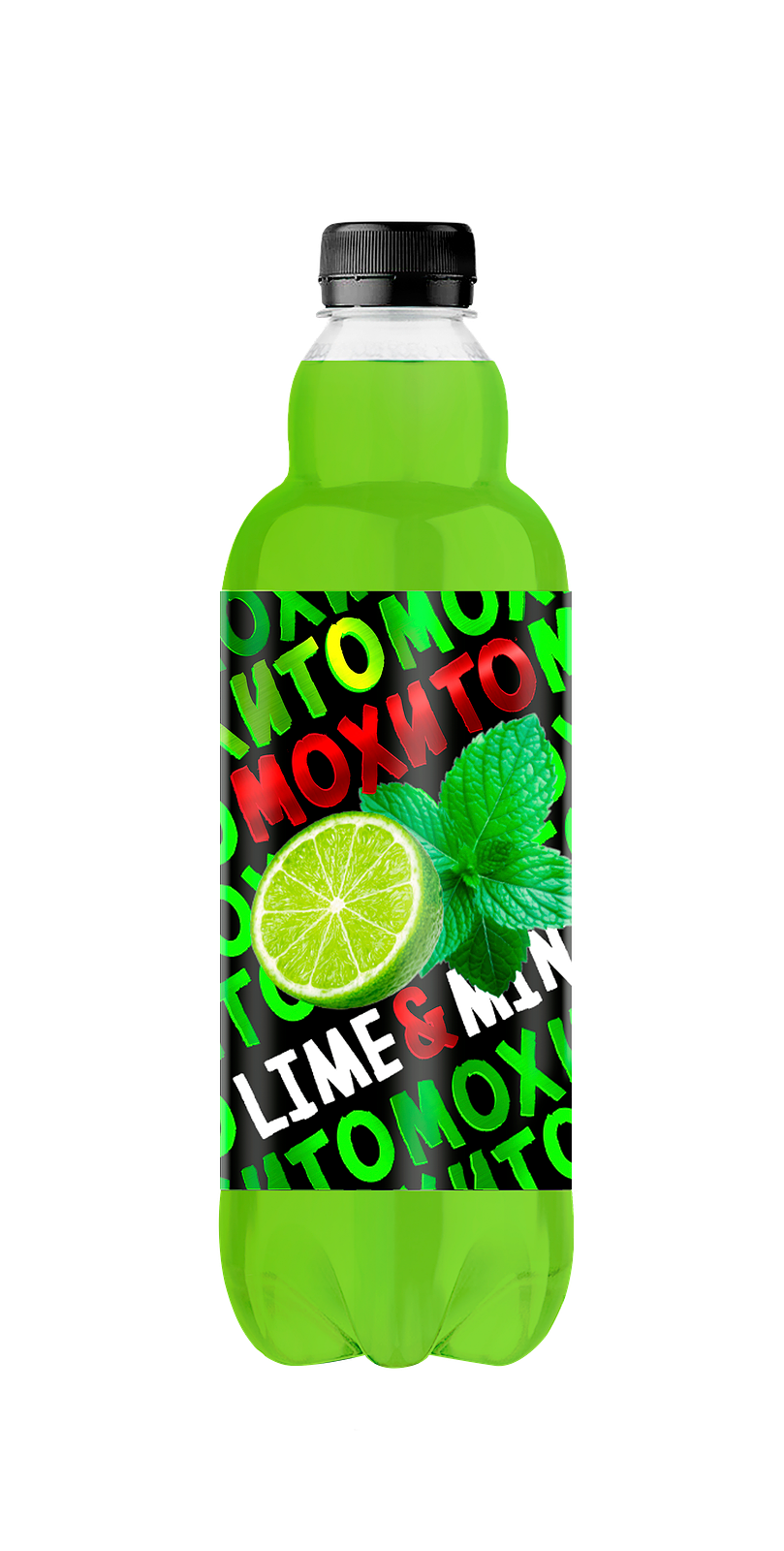 Упаковка из 12 штук Напиток газированный «Мохито» со вкусом лимона и мяты 0,45л