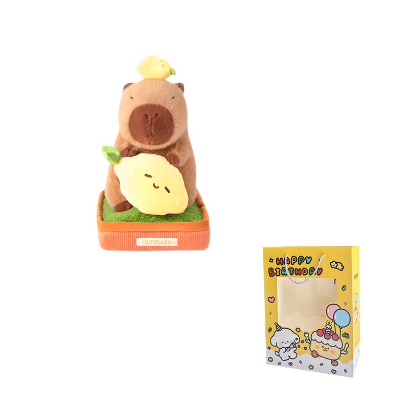 Подарочная сумка унисекс MENGMENGBUNNY с окошком для капкейка и собачки, 30CM EU, Lime Good