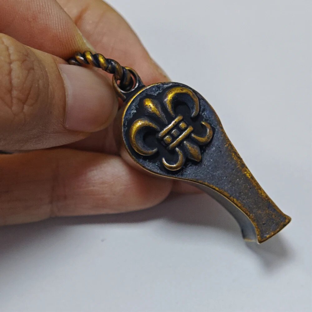 Латунный тренировочный свисток EDC