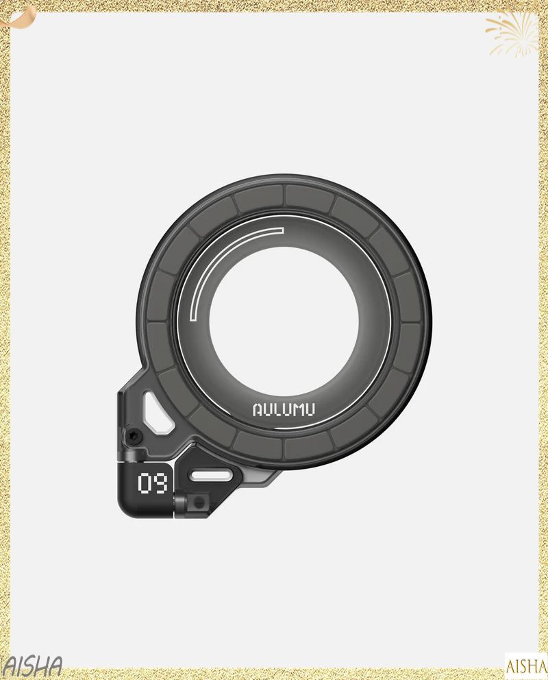 Магнитная подставка Aulumu G09 Ghost с бесконечным поворотом 360 для смартфона, Полуночный Серый
