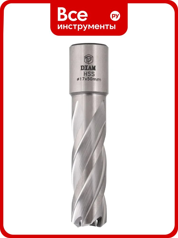 Сверло корончатое HSS Diam 17x50 Extra Line (металл) 320310