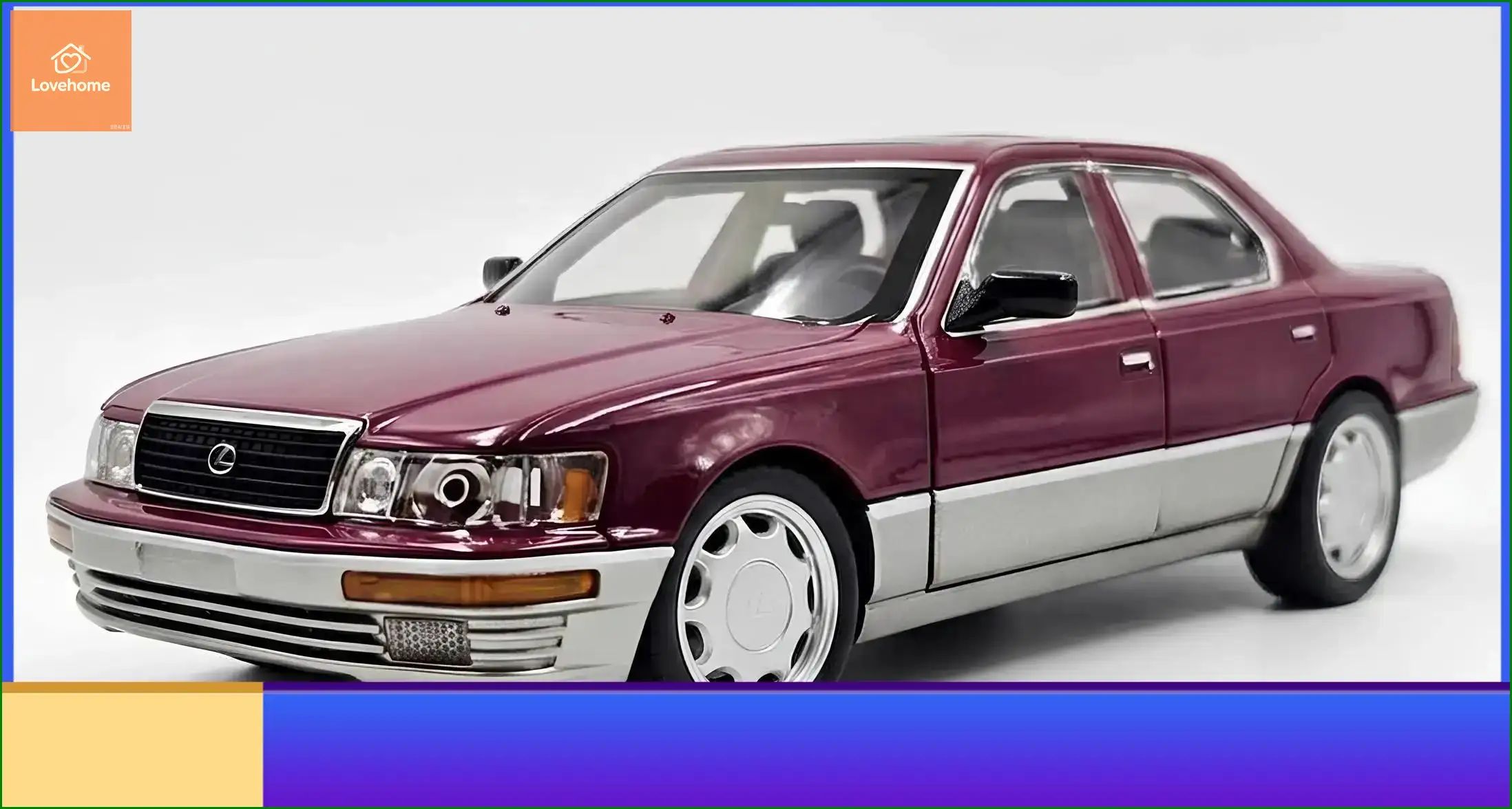 Премиальный коллекционный автомобиль Lexus LS 400 в масштабе 1:24, выпускавшийся в период 19891994 годов, представлен в качественном металлическом исполнении.