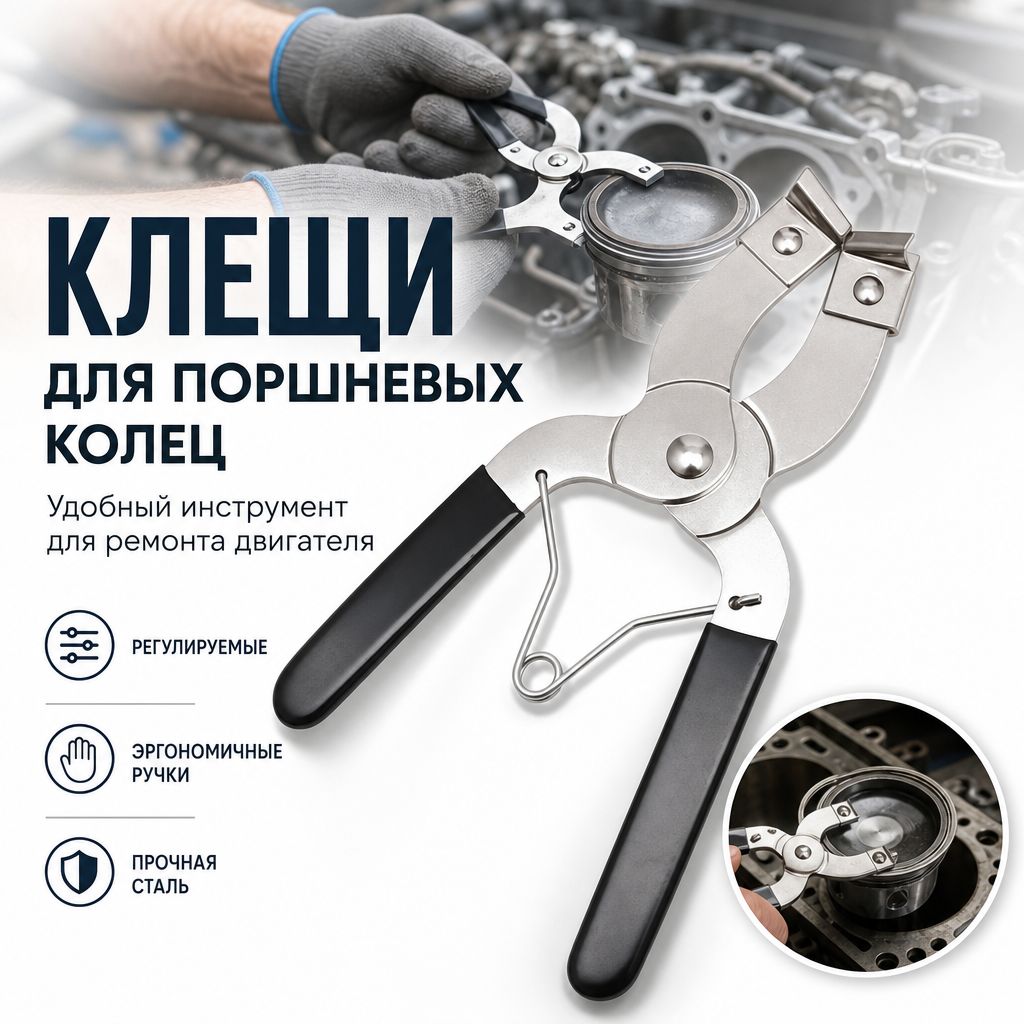 Клещи для снятия поршневых колец из нержавеющей стали, расширитель поршневых колец, инструмент для установки