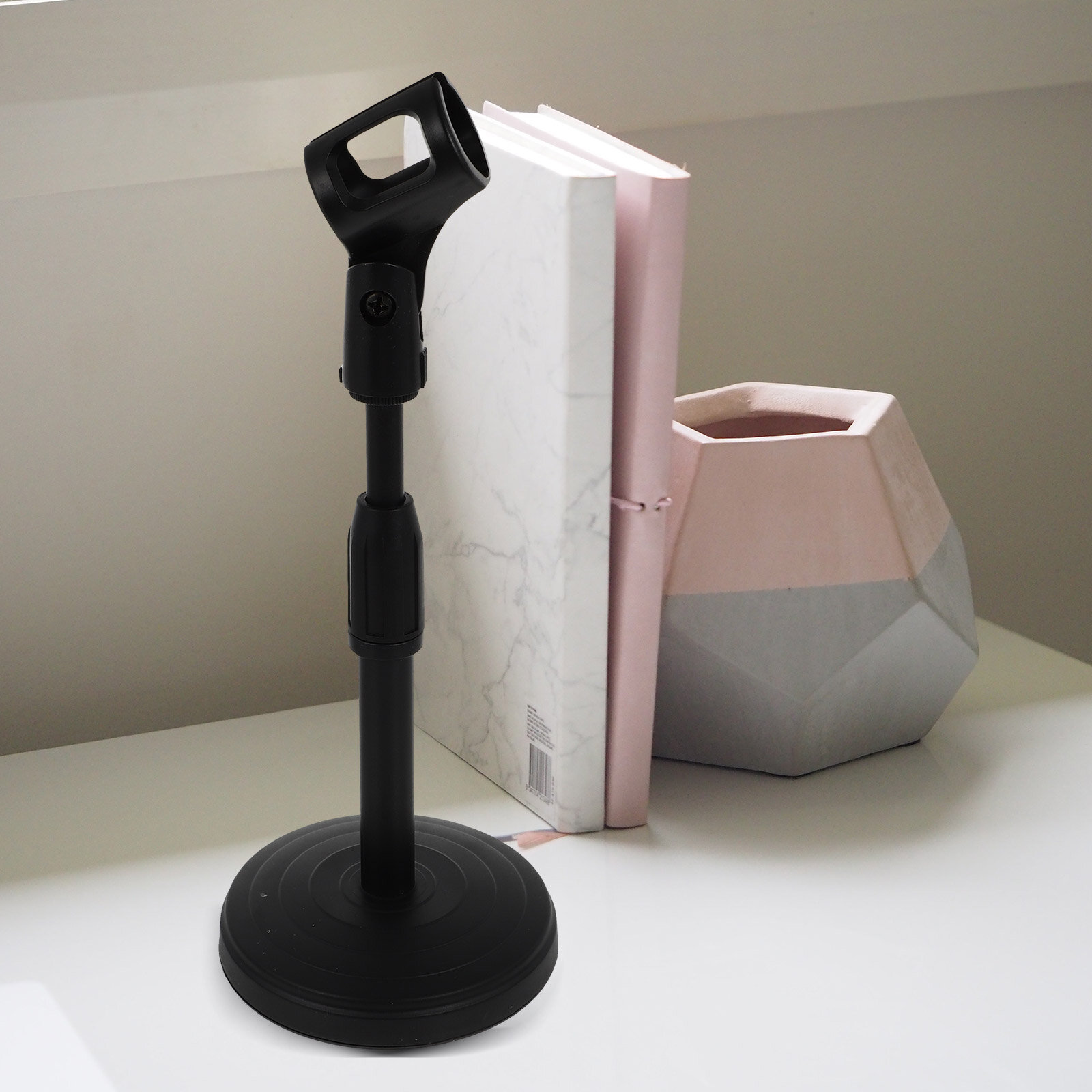 Стойка Для Микрофона На Столе_Adjustable Mic Holder Чёрного Цвета 35X11 5X11 5Cm