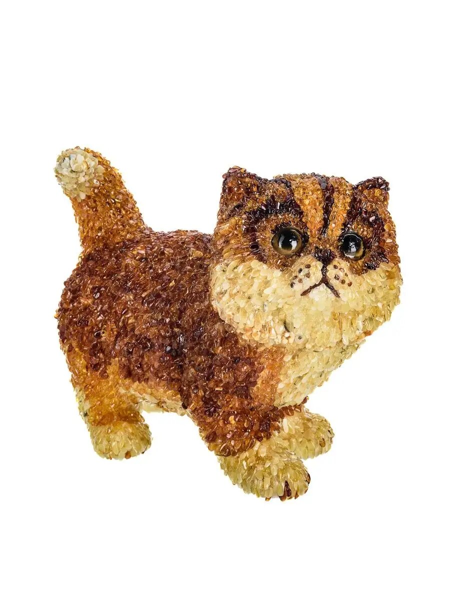 Скульптура из янтаря "Кот".