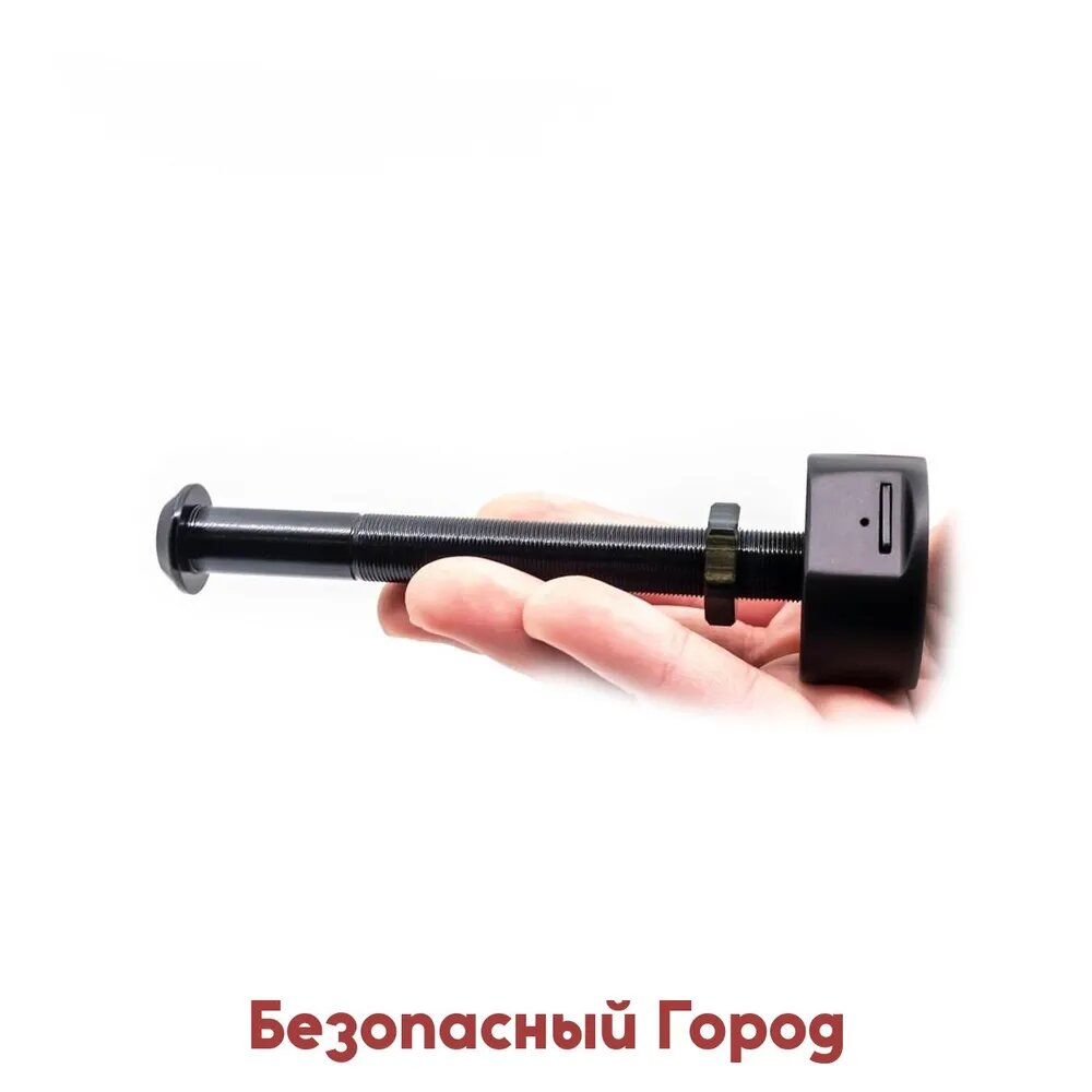 Дверной WiFi-TUYA видеоглазок iXoum Tuya-HQ-6/B (C76710IV) в квартиру с датчиком движения и записью на SD карту в виде обычного, дверь до 100 мм.