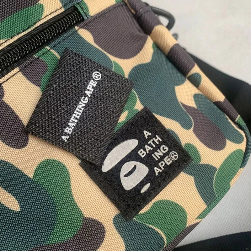 BAPE Школьная сумка унисекс из нейлона с регулируемым ремнем, коллекция Школа 2026 — фото 1