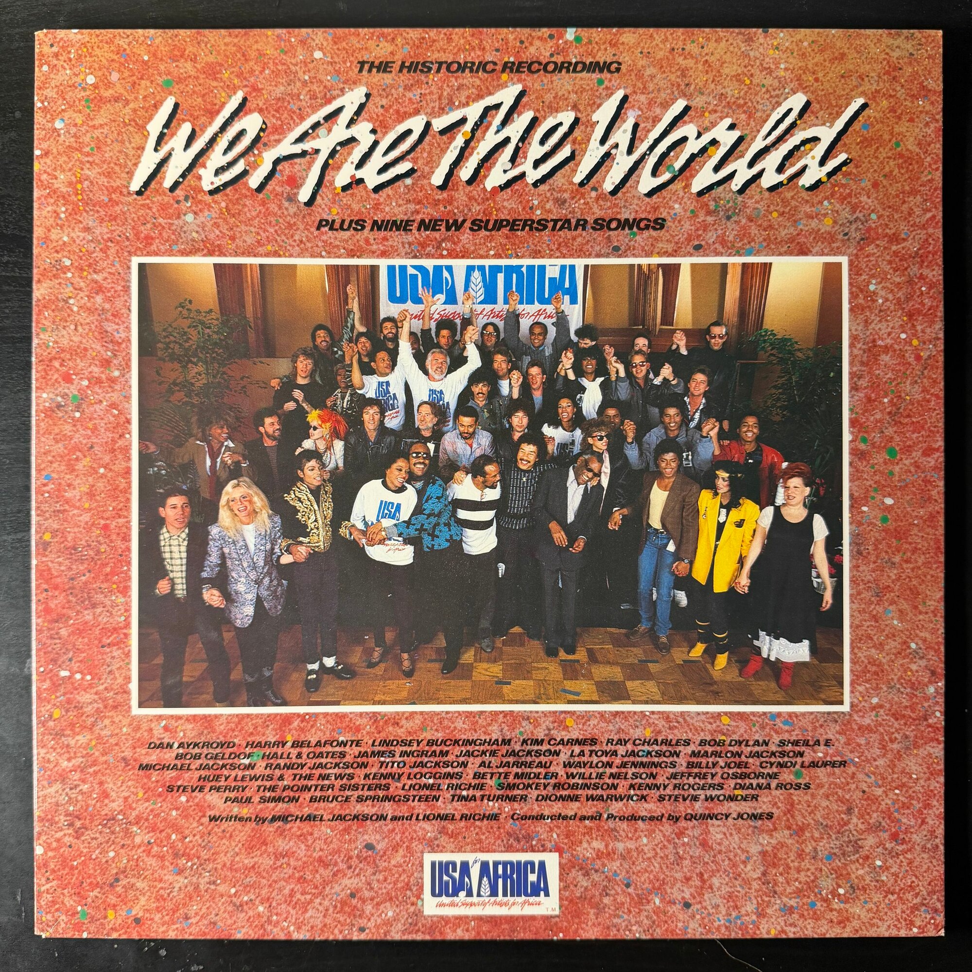 Виниловая пластинка USA For Africa We Are The World (Европа 1985г.)