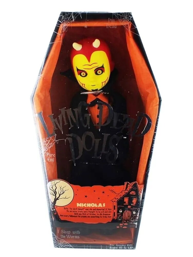 Кукла Mezco Toyz The Living Dead Dolls Series32 Figures Nicholas(Devil)-Rare Doll-редкий-25.4cm