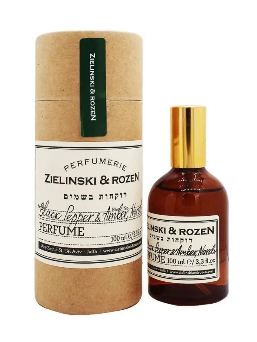 Zielinski & Rozen Black Pepper & Amber, Neroli (черный перец, амбра, нероли) Духи унисекс 50 ml