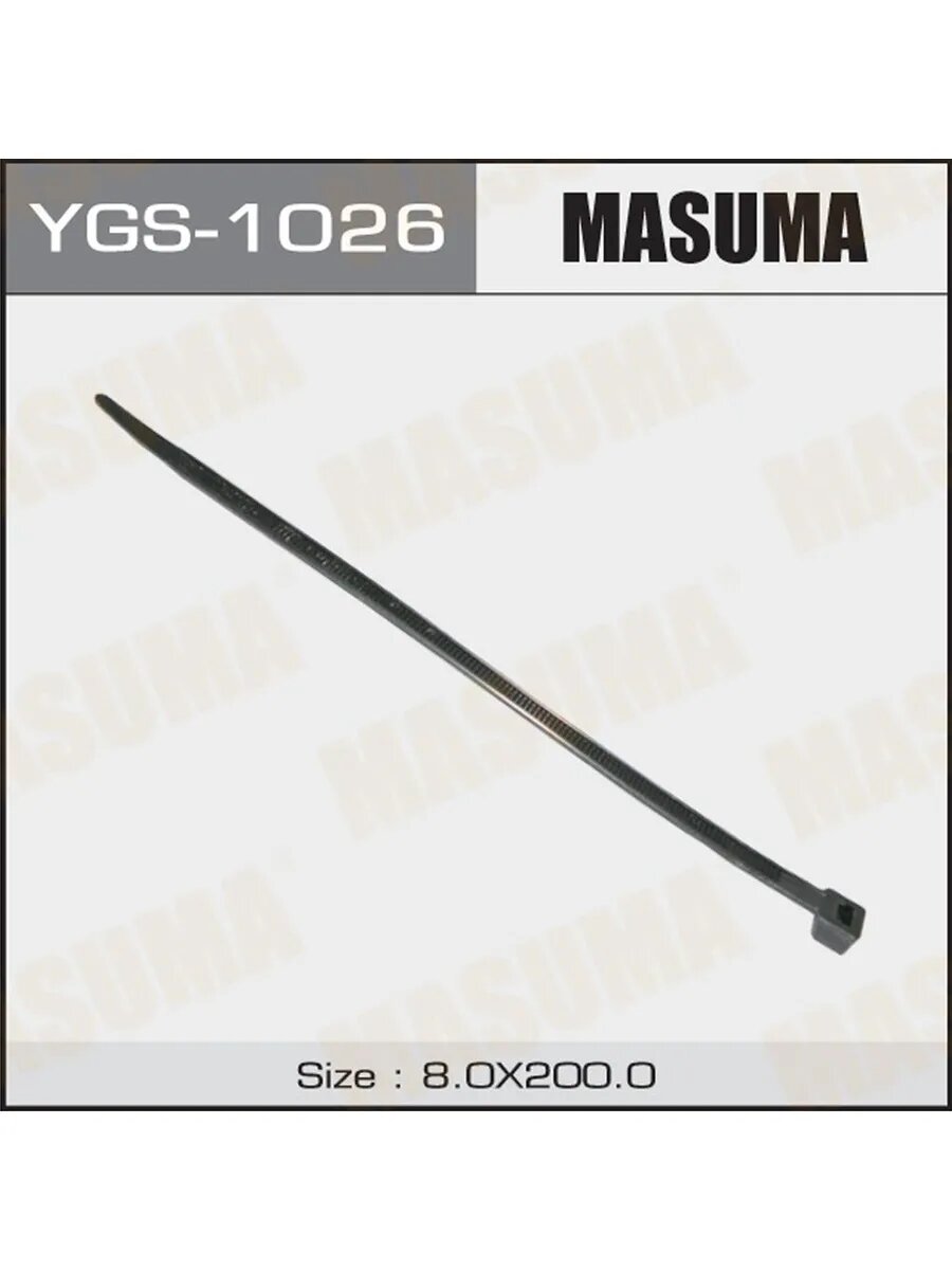Хомут пластиковый 8 x 200 черный, 100 шт, арт. YGS1026