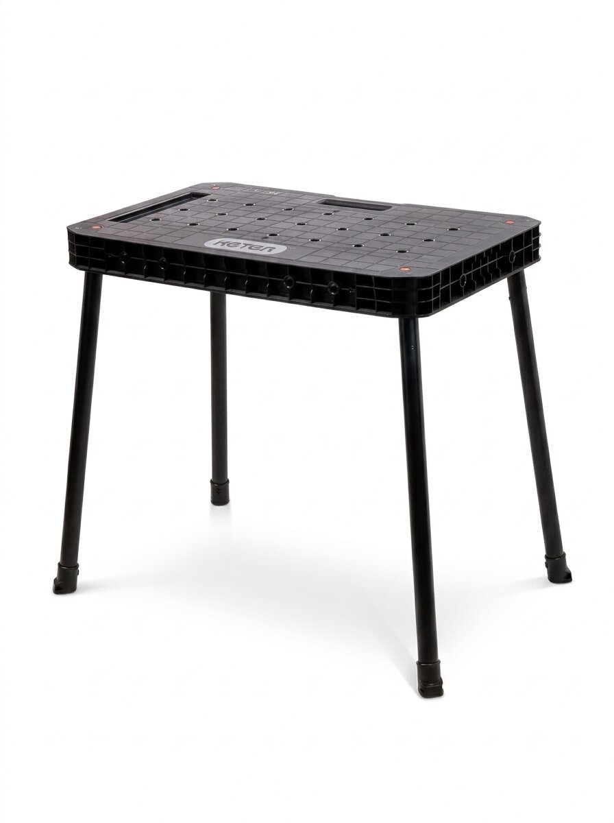 Верстак KETER Ultimate Workbench 17213752, складная конструкция, пластик, 88 см х 79.5 см
