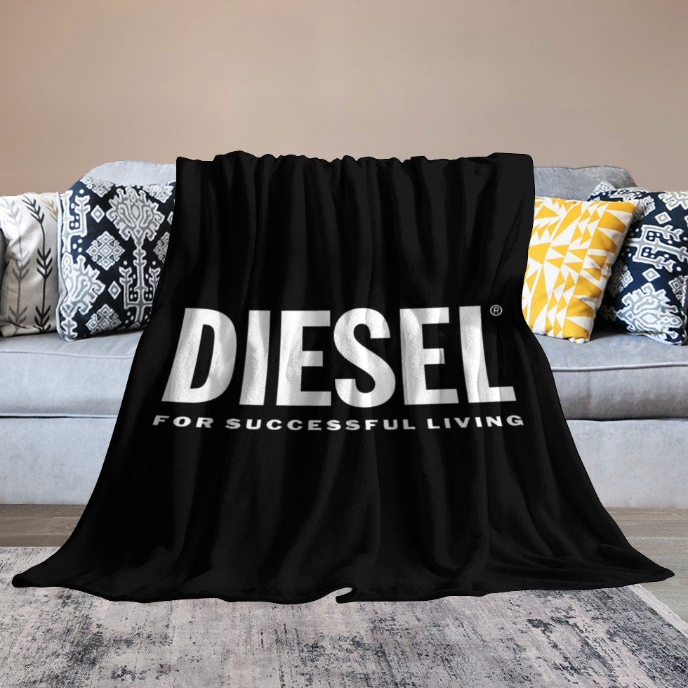Diesel Плед 150x200 см велсофт плюшевый, фактурный персонаж разноцветный