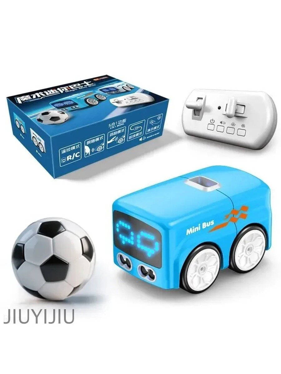 Умная игрушка Magic Mini Bus с дистанционным управлением и световыми эмоциями