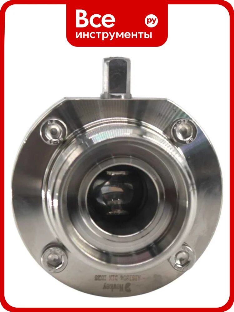 Затвор дисковый резьбовой нержавеющий NEWKEY Силикон, AISI304 DN25 (1), (CF8), PN8 NK-DZmSil25/4