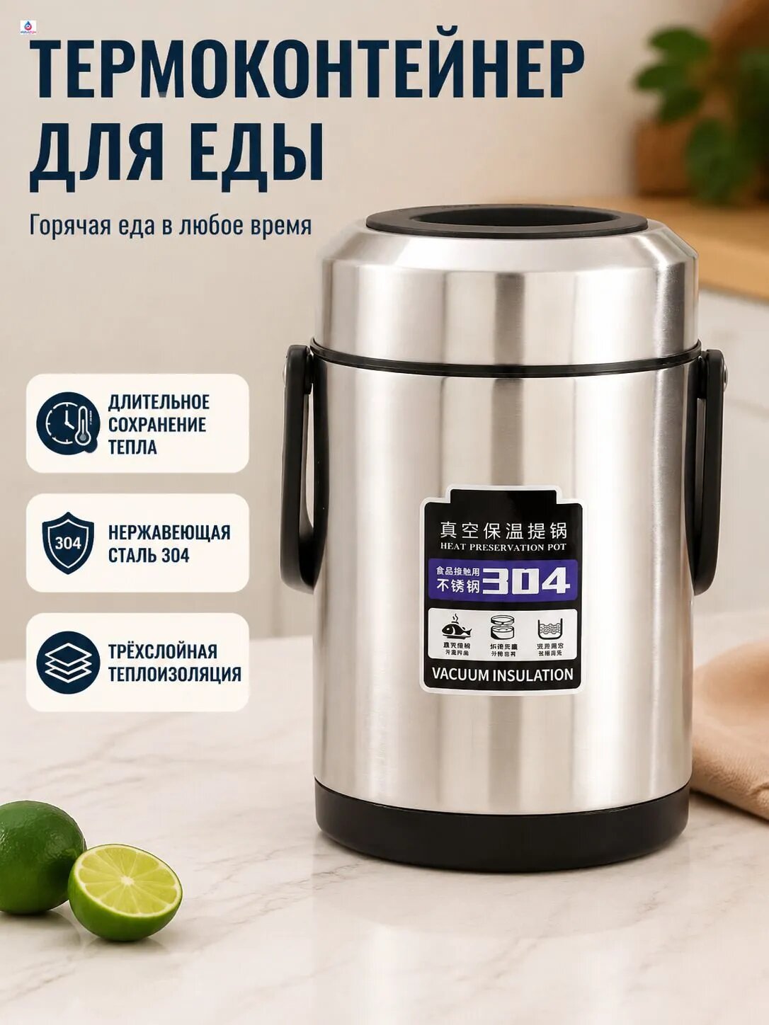 Термокастрюля 2,2 л 24 ч 1 шт