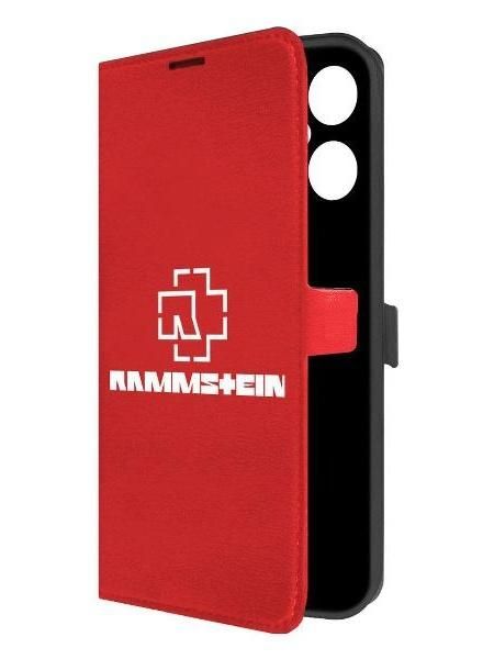 Чехол для смартфона, телефона Krutoff TECNO Pova Neo 3 Rammstein (Рамштайн) (красный)