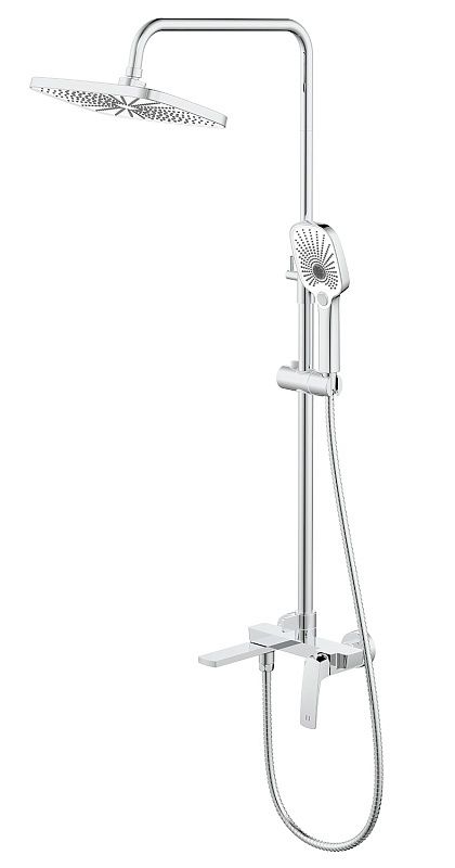 Душевая стойка Azario Conda AZ-K2411 хром