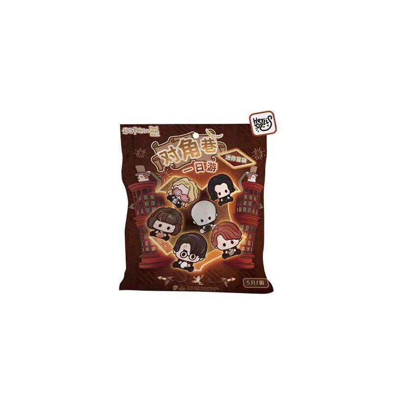 Blind Box Гарри Поттер мини фигурки сюрприз пакет, ABS пластик, 5 шт.