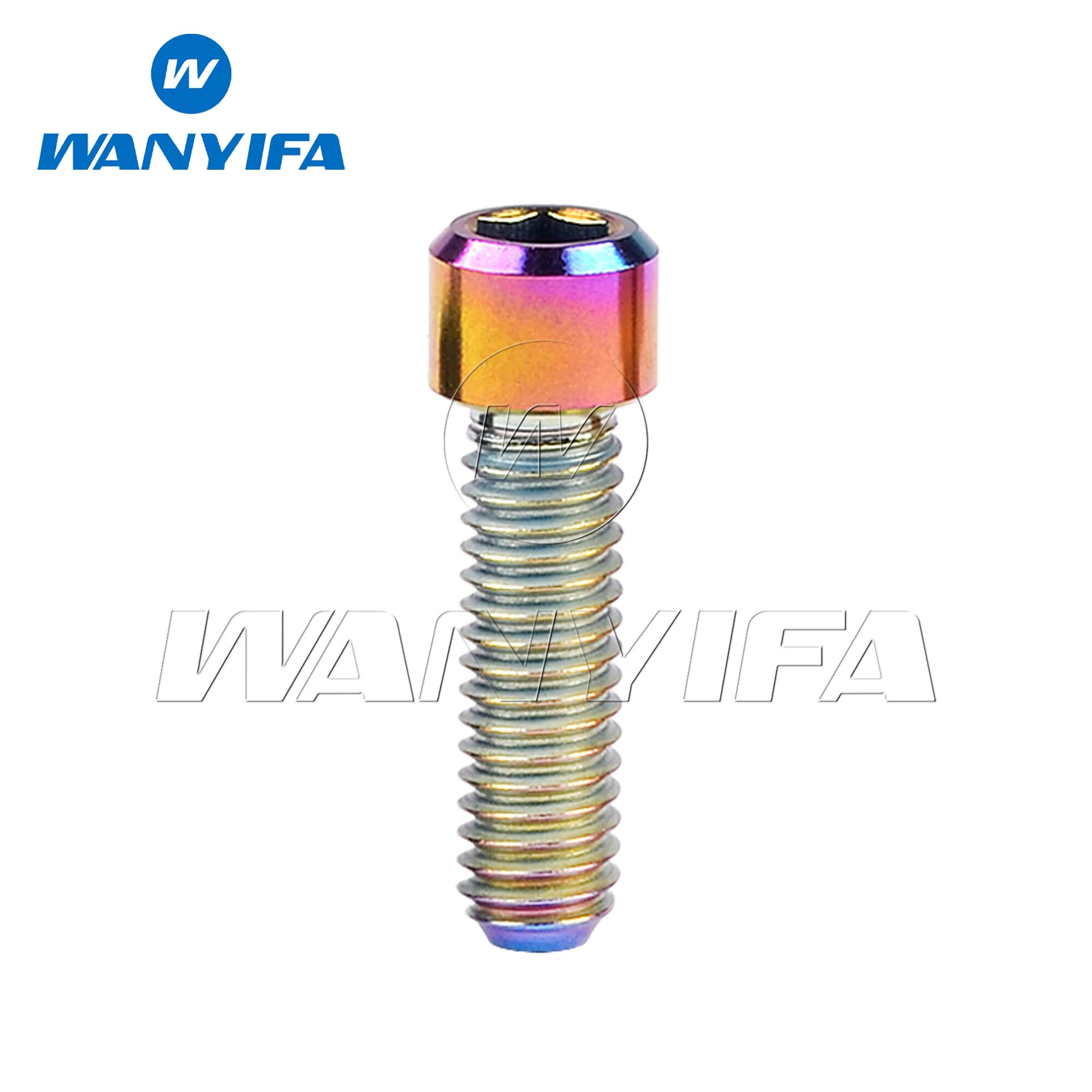 Титановые болты Wanyifa M4, 10 мм, радужный цвет