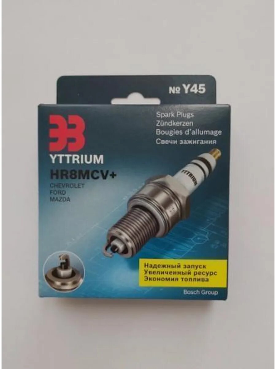 Свечи ЭЗ YTTRIUM HR8MCV+ Ford, Mazda, Chevrolet (4шт)