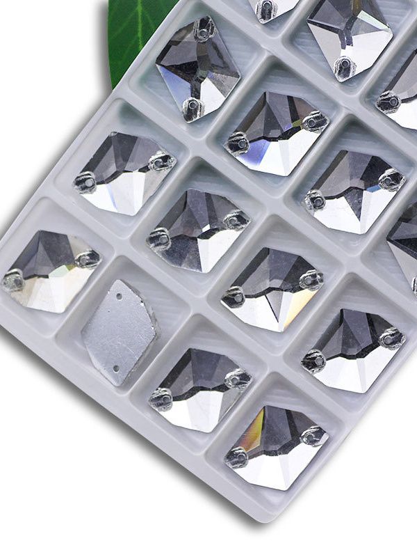 28 штук Crystal швов Cosmic, изготовленных из стекла для декоративной упаковки одежды 10*14мм
