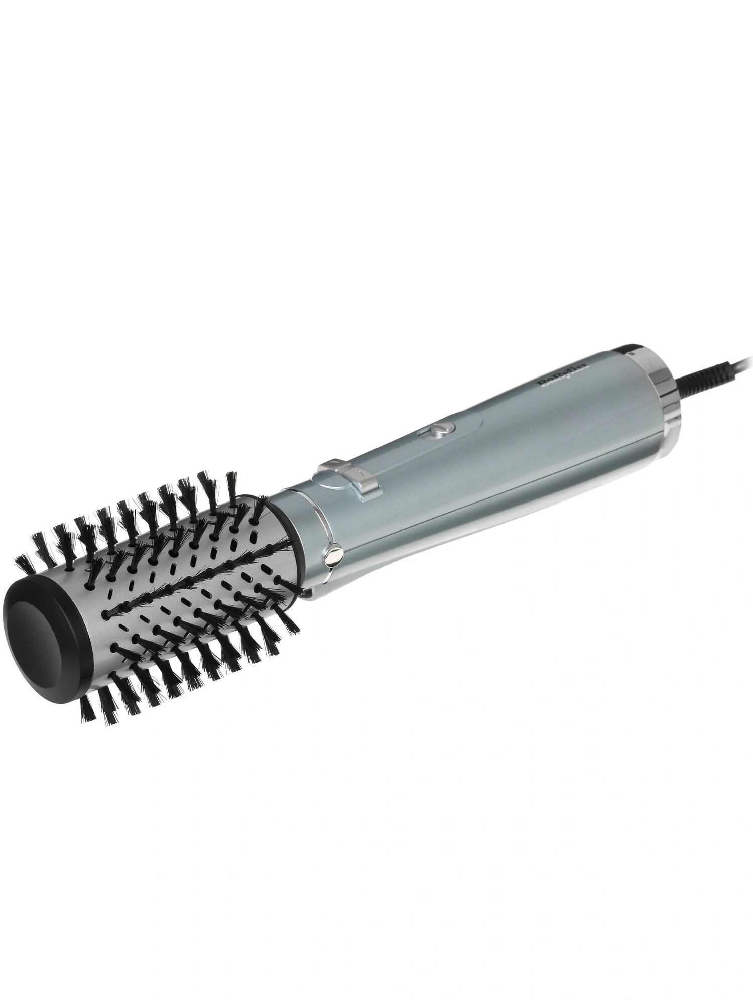Фен-щетка BaByliss AS773E, 700Вт, голубая, вращающ