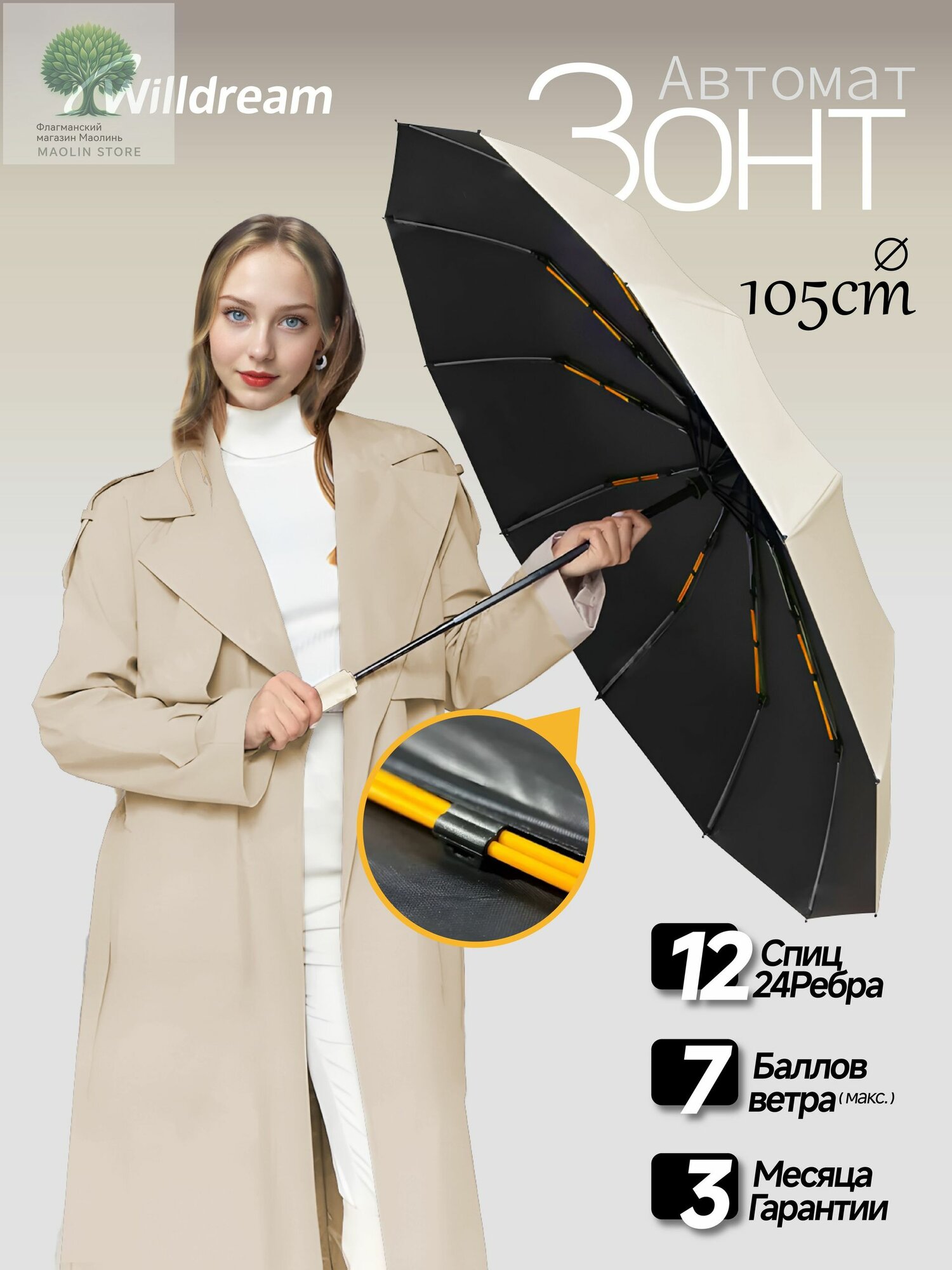 Зонт-трость