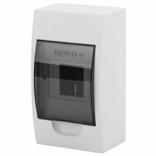 Бокс навесной ЩРН-П-4 4мод. IP41 пластик SIMPLE NO-box_simple-plastic_4_surface BOXS04 Эра Б0041521