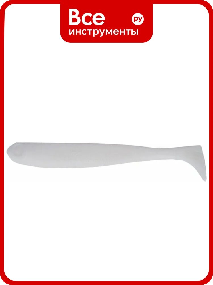 Виброхвост Helios hs-7-001 jumbo 4.95"/12.5 см, white, 5шт 00000124688