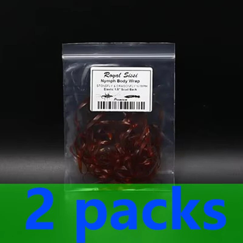 PERSUADER Эластичная кожа для вязания мух Scud Stretch Back 7 цветов 2 Коричневый, reddish brown