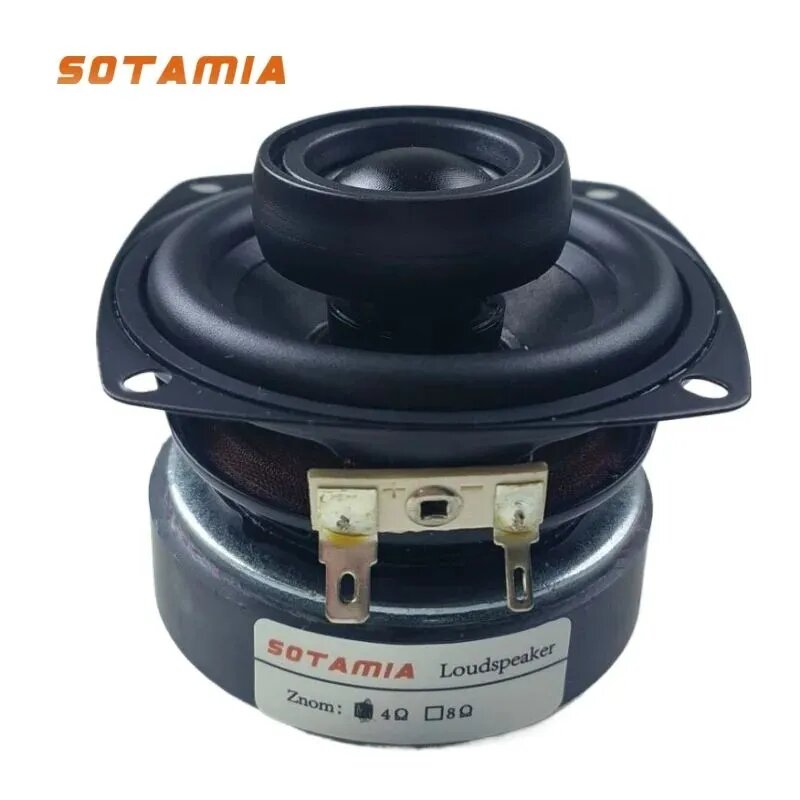 SOTAMIA 1Pcs 3-дюймовый HIFI Музыкальный Аудио динамик 4 Ом 40 Вт с полным спектром Bluetooth Динамик DIY для домашнего кинотеатра