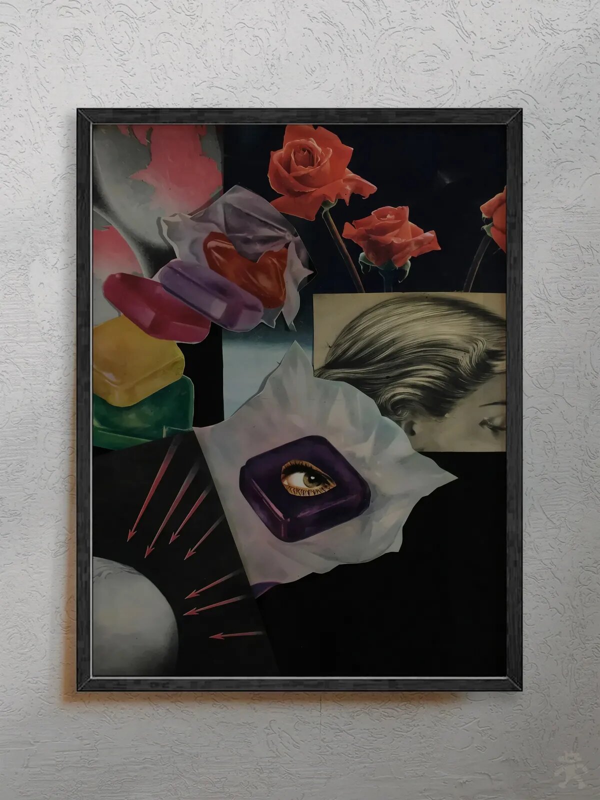 Интерьерный постер "Collage" в стиле pinterest, формат 30x40 см