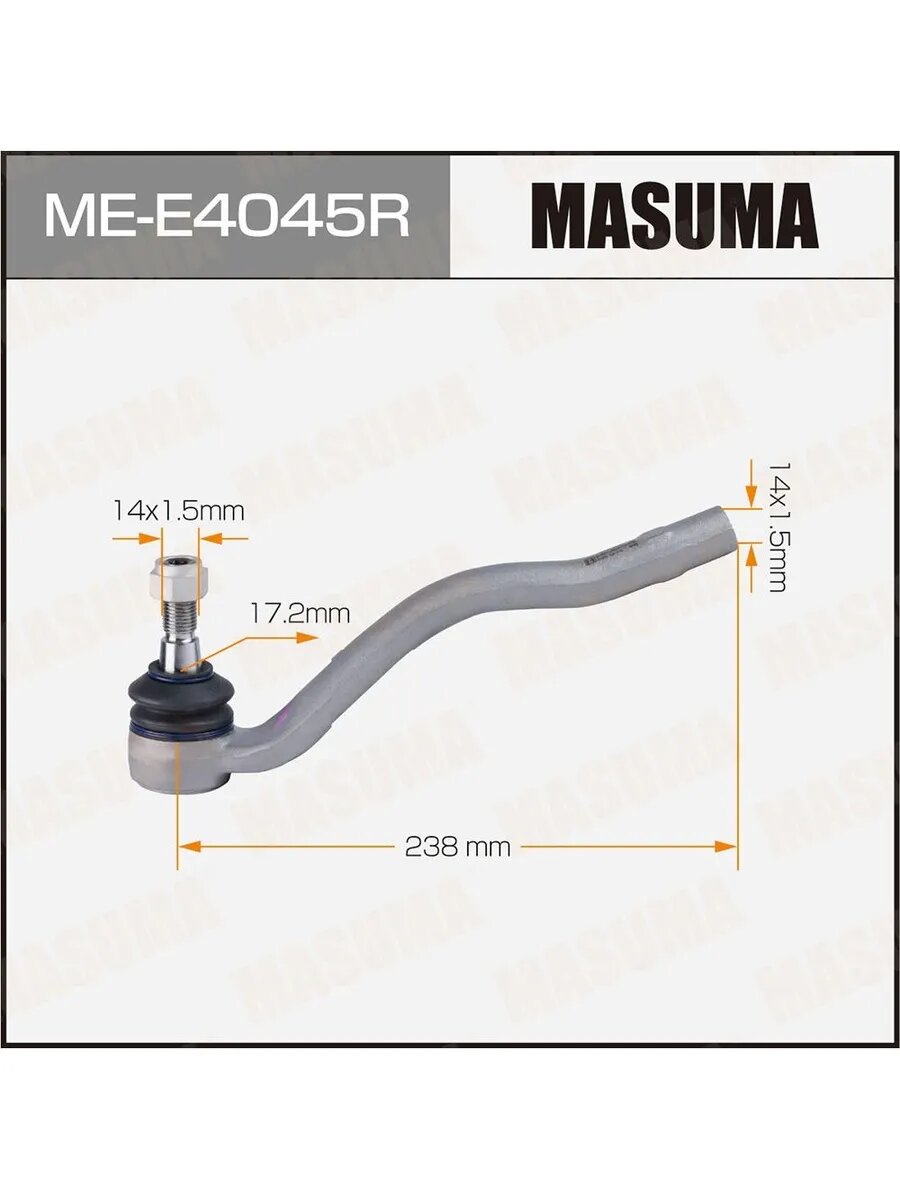 Наконечник рулевой для а/м Mercedes M (W164) 05-, GL (X164), арт. MEE4045R