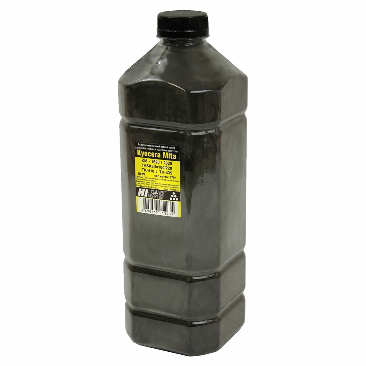 Тонер KYOCERA MITA совместимый KM1620/2020/TASKalfa180/220/TK410/435 (Hi-Black), фасовка 870 г, 9912214900990