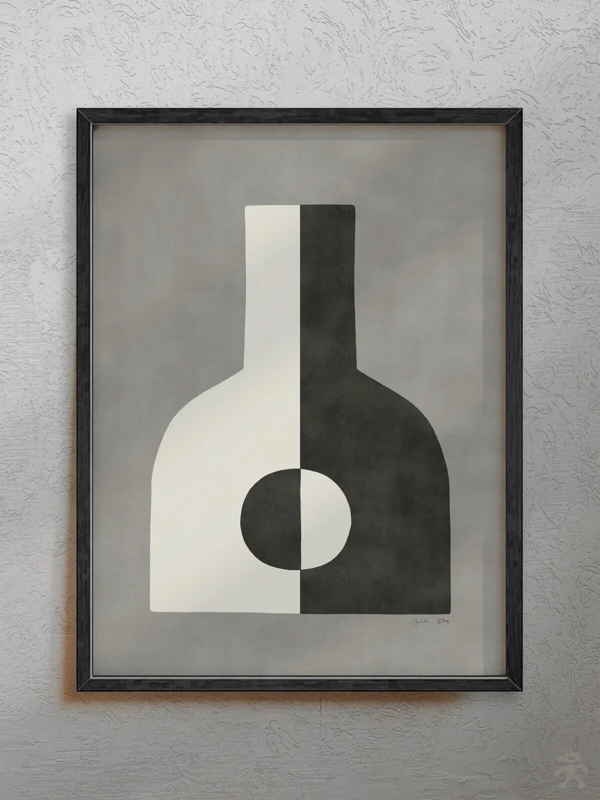 Интерьерный постер "Circular Vase" в стиле pinterest, формата 30x40 см.