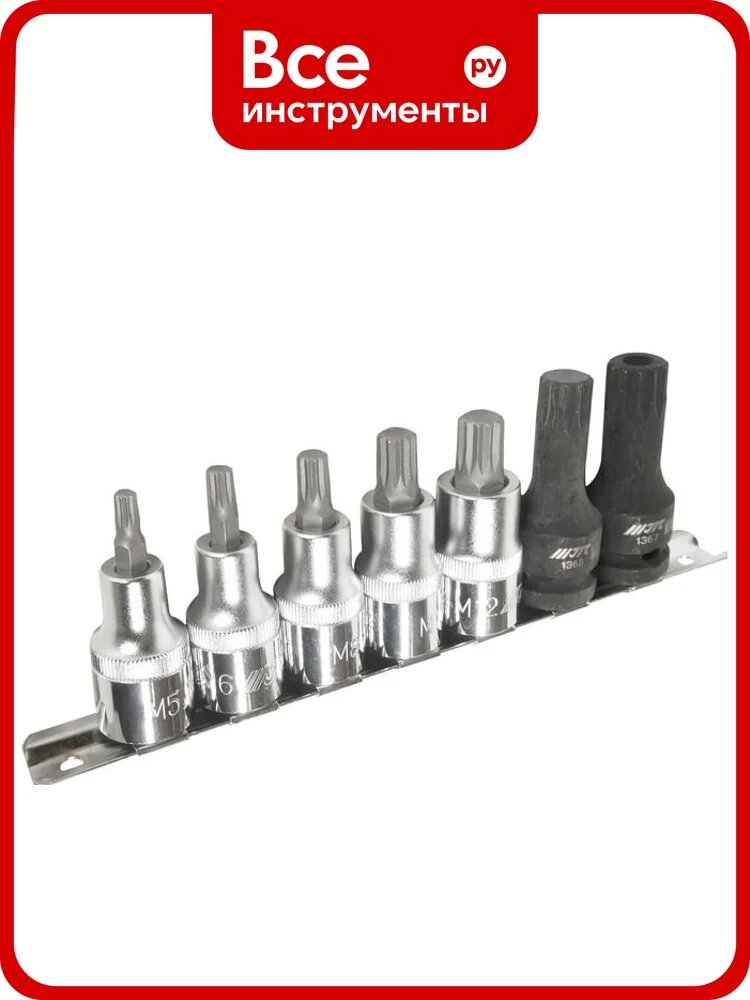 Набор насадок JTC SPLINE 1/2" M5-M14, M16H 7шт -H407M 742174