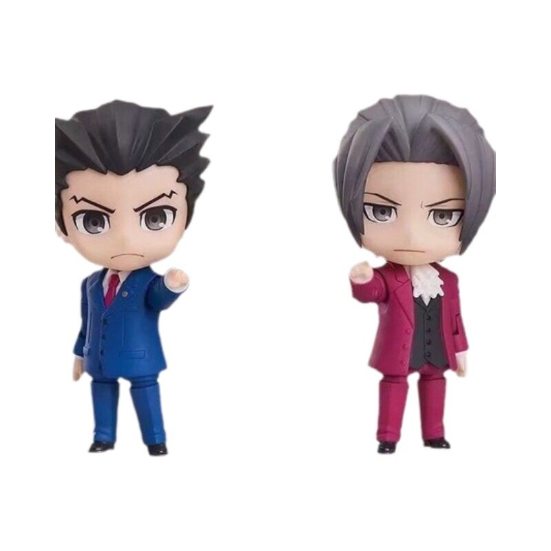 Коллекционная модель Ace Attorney Miles Edgeworth, фигурка PVC, Q-стиль, с прозрачной подставкой