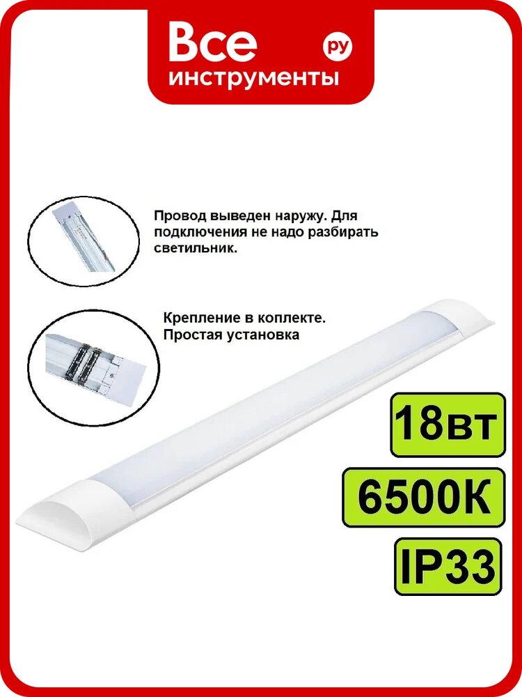 Светильник ECON LED 18W 6500K DPO 18DPO60002