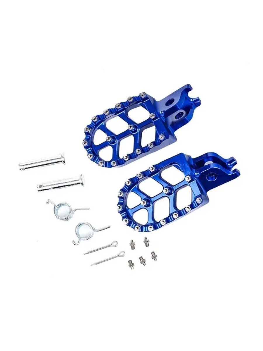 Мотоцикла алюминиевая сплав, Подножки, для Honda, CRF250L, CRF300L, CRF1000L, CRF1100L, CR125, CR250, CRF250, синий