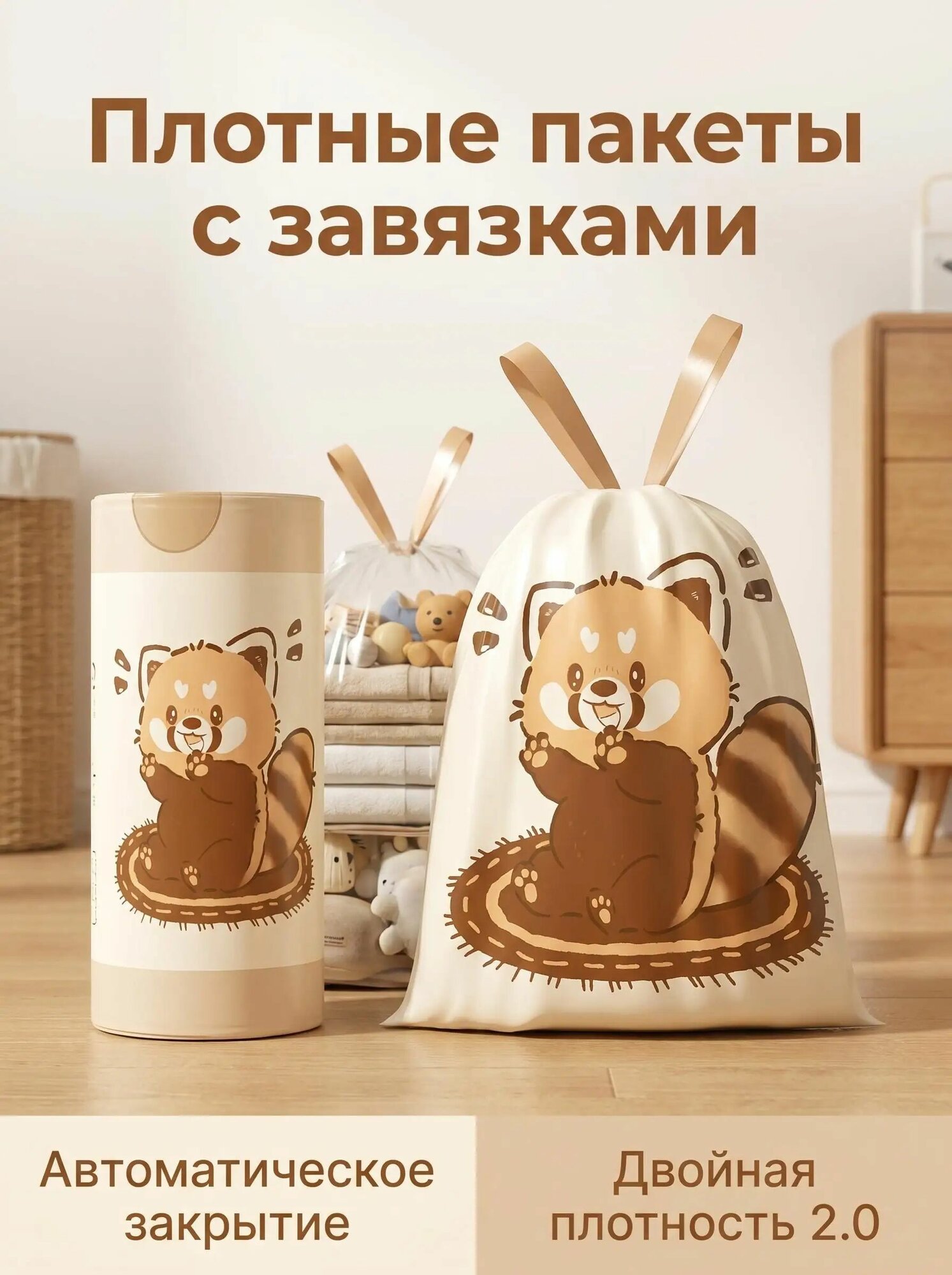 Мешки для мусора 30 л, 30мкм, 30 шт