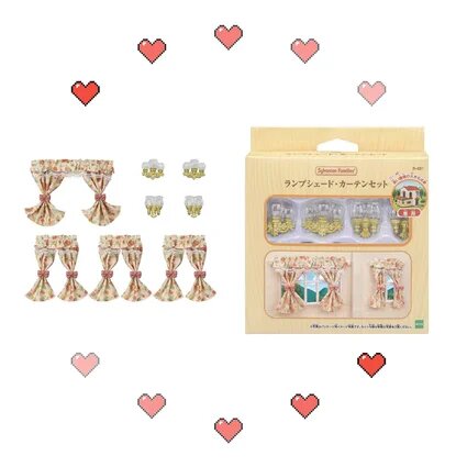 Мини-фигурка животного Sylvanian Families New curtain light